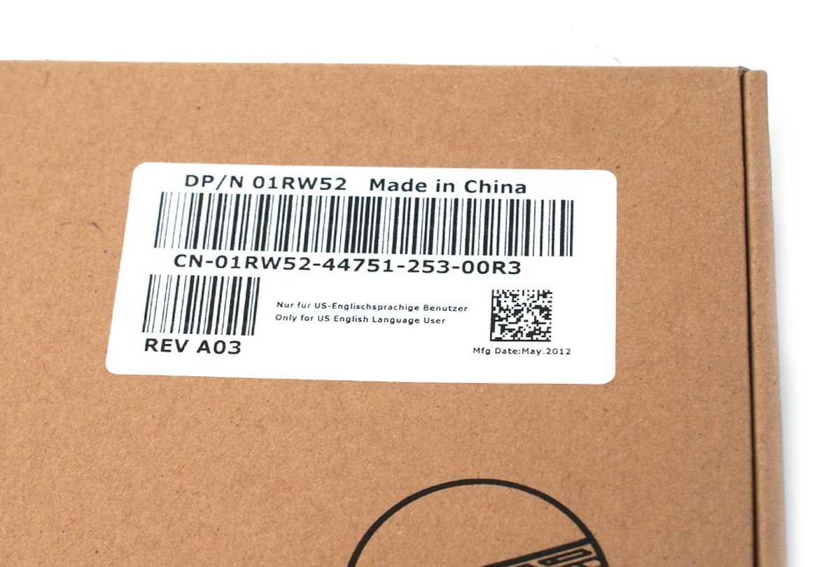 Genuine 1RW52 KB522 X20M8 7VHY1 Dell Business Multimedia USB Wired 104-Key 14-Hot Keys 2 USB Hub Keyboard Compatible Part Numbers: 1RW52, KB522, X20M8, 7VHY1