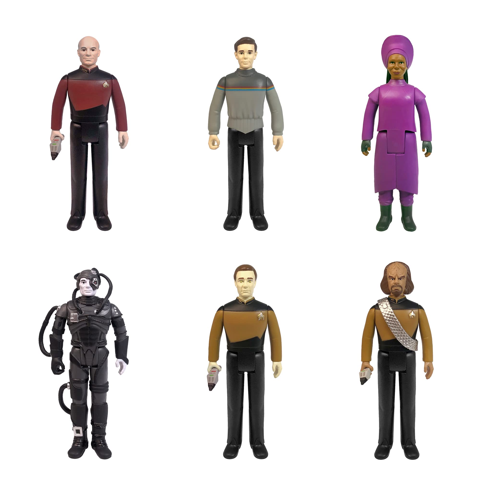 Super7 Star Trek: The Next Generation Borg - 3.75" Star Trek Action Figure Classic TV Show Collectibles and Retro Toys