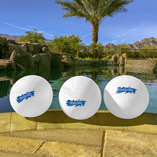 GoSports Water Volleyball 3 Pack, Great for Swimming Pools or Lawn Volleyball Games