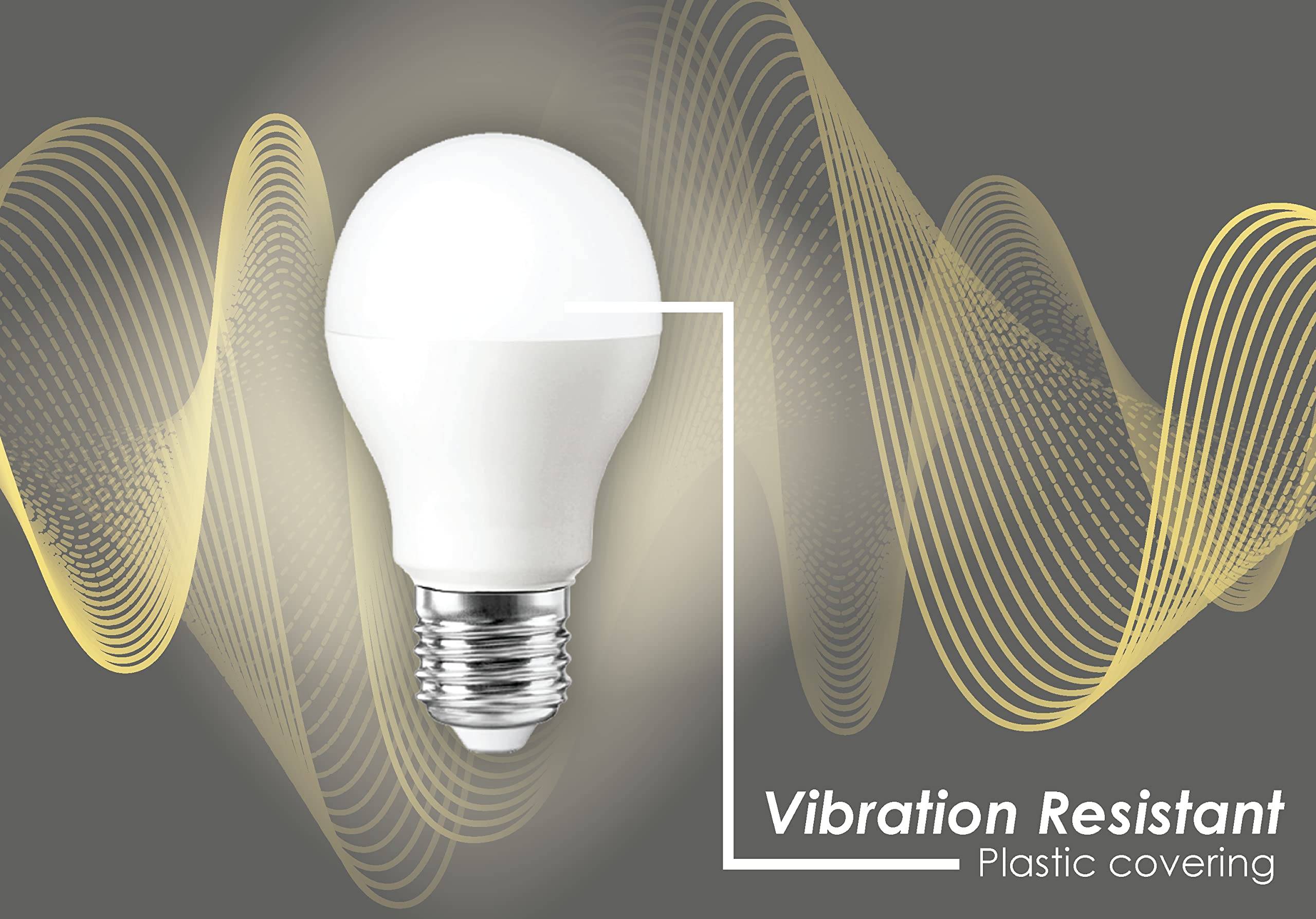 Miracle LED Rough Service 100W Replacement LED Garage Door Bulb, Vibration Resistant Light for Openers, Ceiling Fans and Trouble Lights, Daylight Bright White