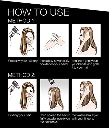 SEVICH Hair Styling Powder For Men & Women,Texture Powder Natural Look - Easy To Apply Volumizing Hair 0.28Oz/8g