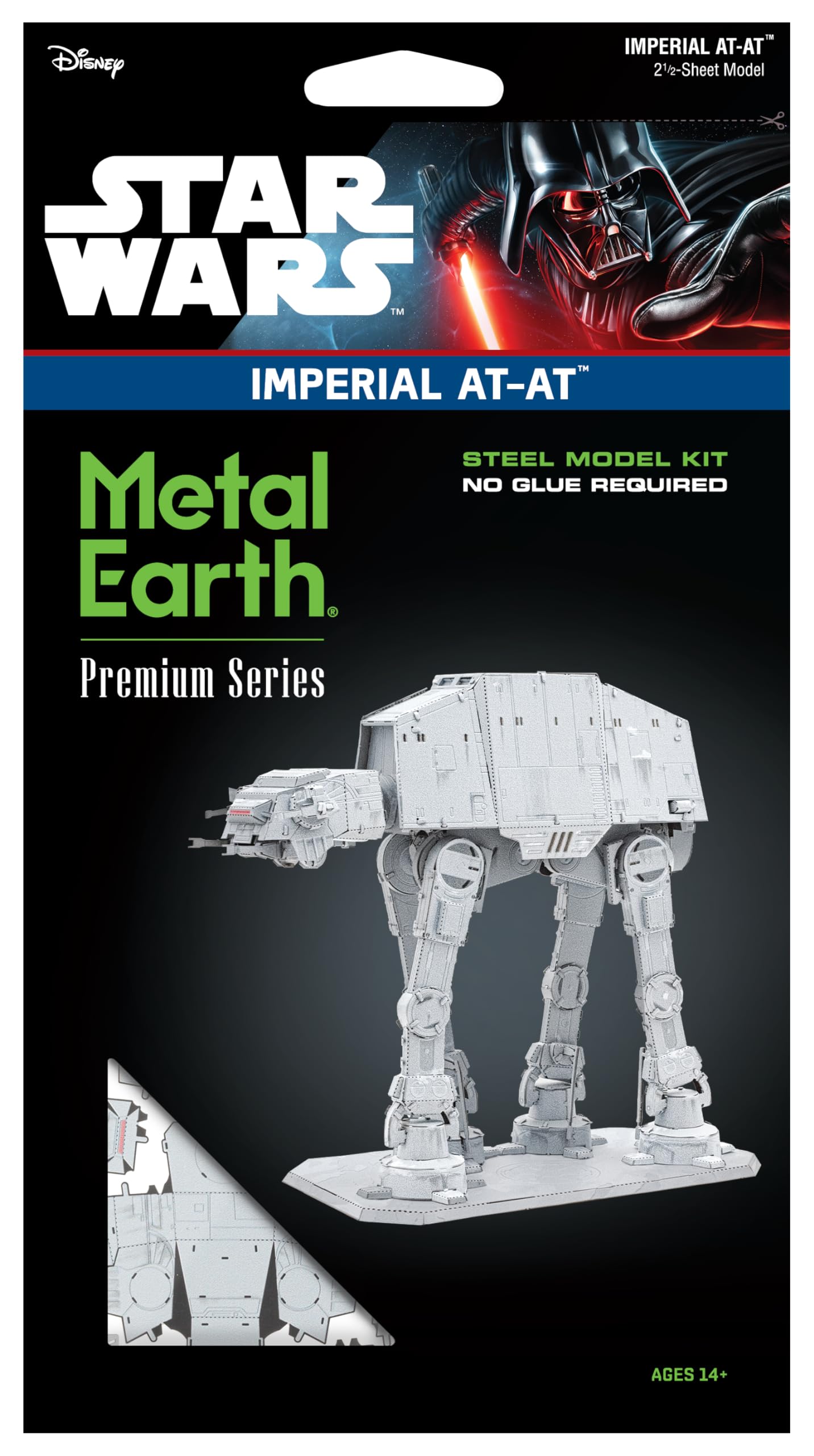Metal Earth Premium Series Star Wars Imperial at-at 3D Metal Model Kit Fascinations