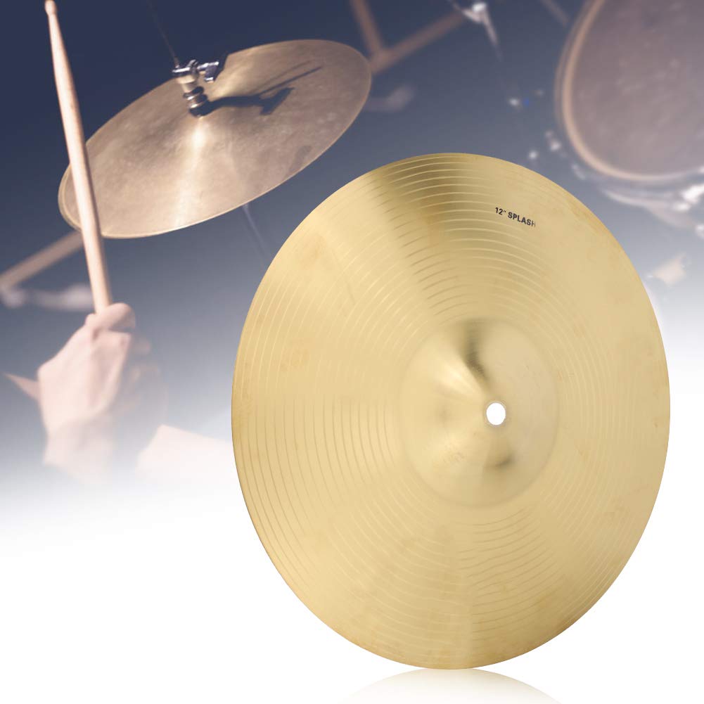 Drum Cymbal Pack,12in Brass Cymbal Musical Instrument Accessory for Drum Set
