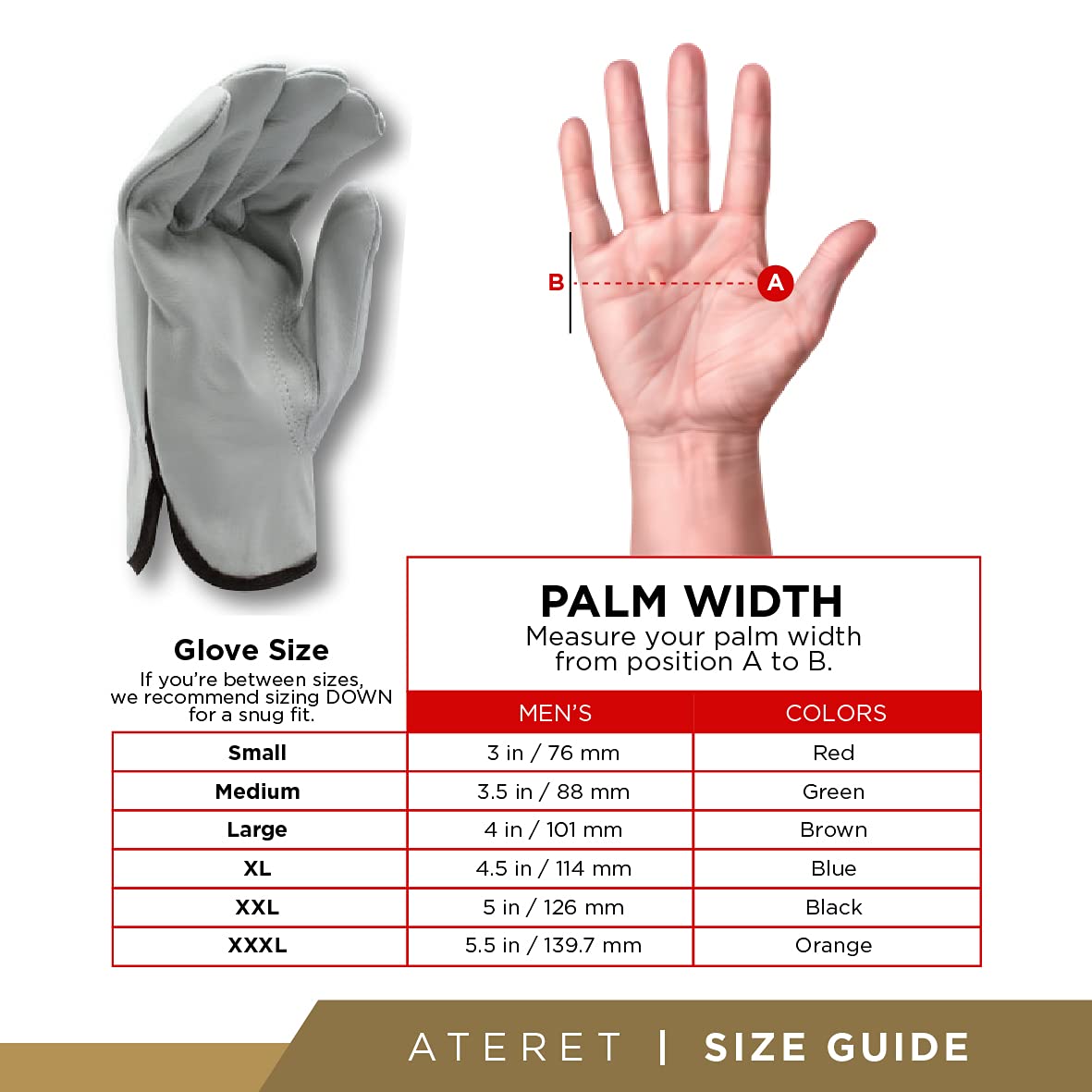 ATERET 12 Pairs X-Large Heavy Duty Durable Cowhide Leather Work Gloves I Driver Gloves for Truck Driving, Warehouse, Gardening, Farming