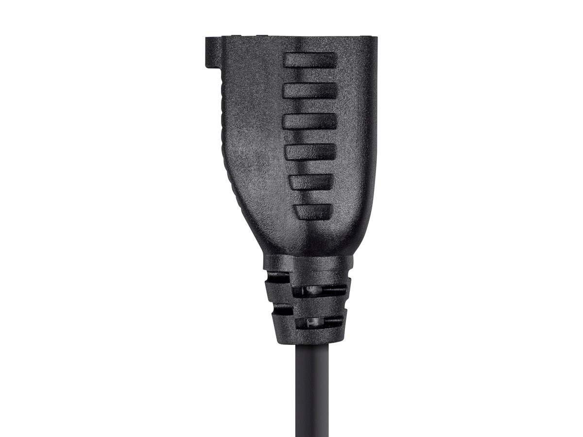 Monoprice Desktop Computer Power Cord - IEC 60320 C14 to NEMA 5-15R, 10 Amp, 1250 Watt, SVT, 125 Volt, 18AWG, 6 Feet, Black
