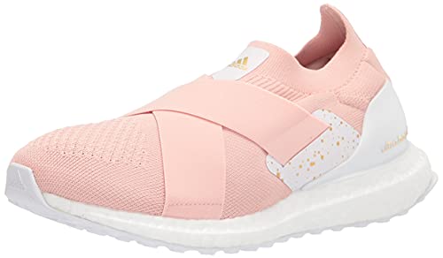 adidas Women's Ultraboost 5.0 DNA Running Shoe, Vapour Pink/Gold Metallic/White, 9