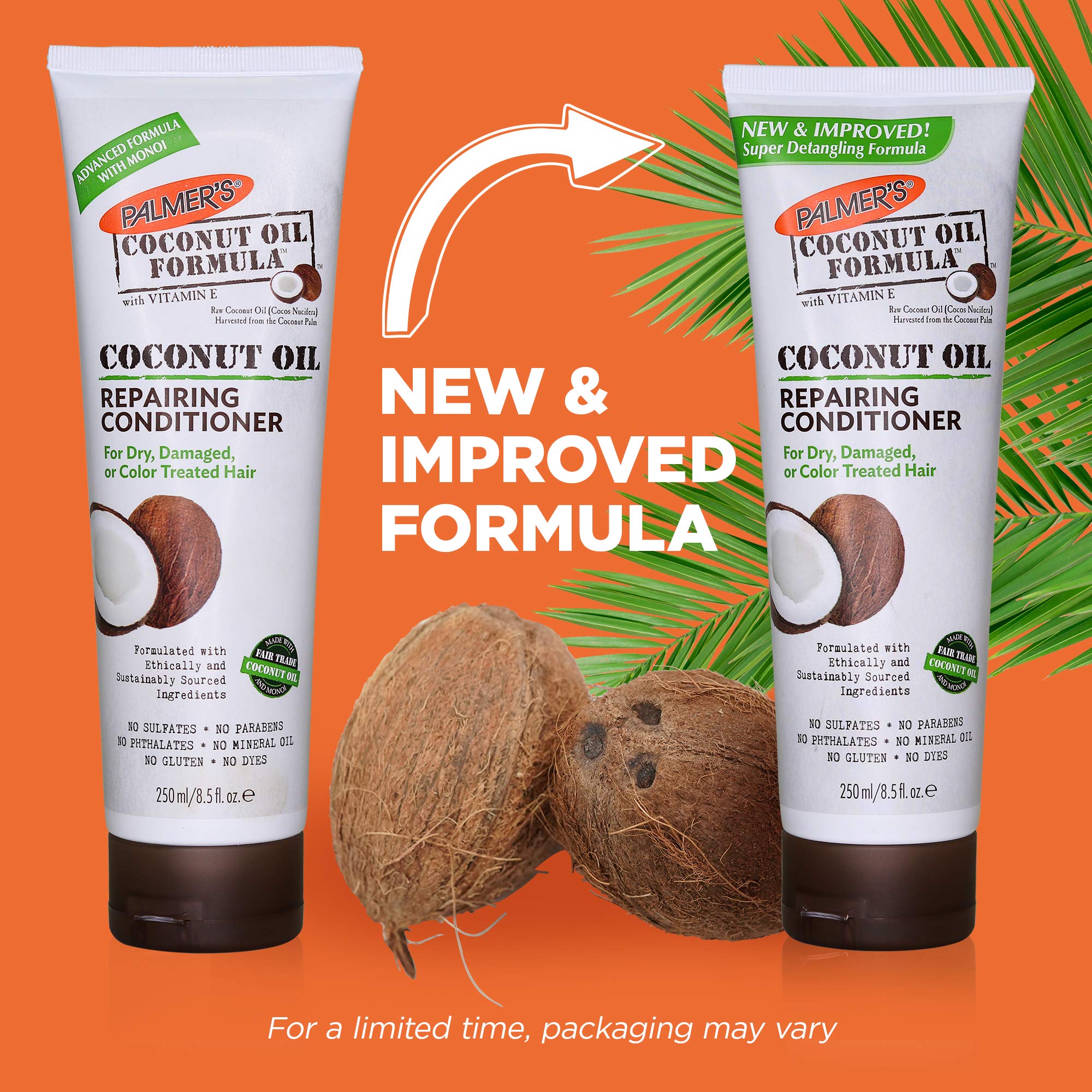 Palmer's Coconut Oil Formula Repairing Conditioner, 8.5 Ounce (Pack Of 3)