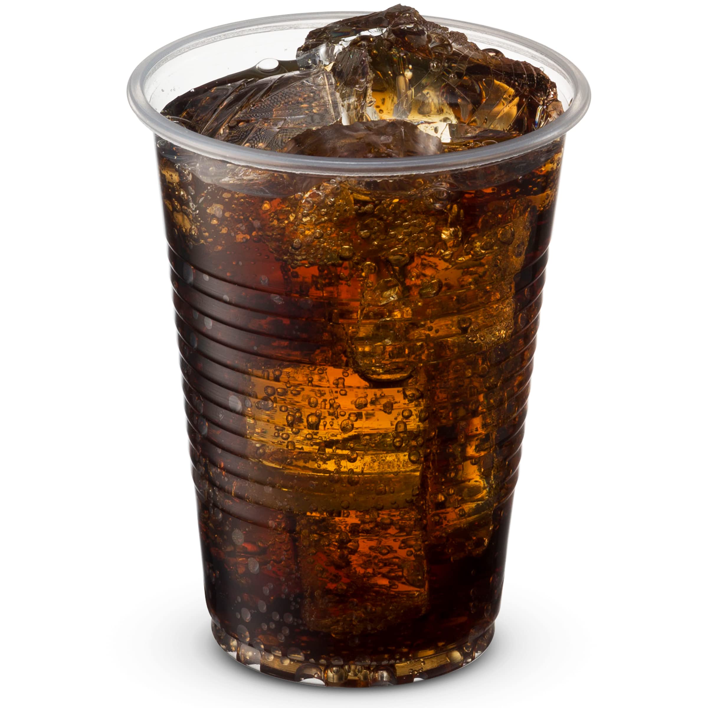 9 Oz Plastic Cups Disposable - (Pack of 320) Clear Party Drinking Cups, BPA-Free Everyday Transparent Plastic Cups in Bulk for Cold Water, Soda, Iced Tea, Juice or Any Occasion