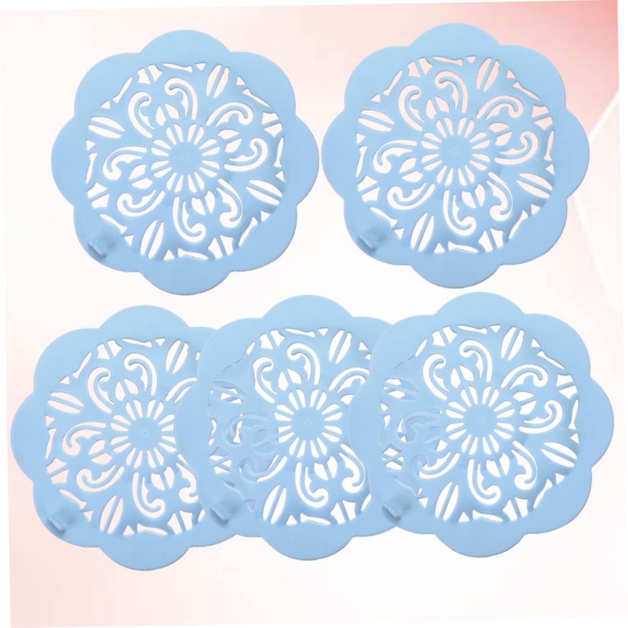 BUTIFULSIC 5pcs Sink Plug Sink Strainer Plug Sink Strainer Stopper Drain Filter Strainer Drain Cover Sink Drain Filter Bath Filter Tub Strainer Hair Catcher Filter for Sink Hair Organ Pool