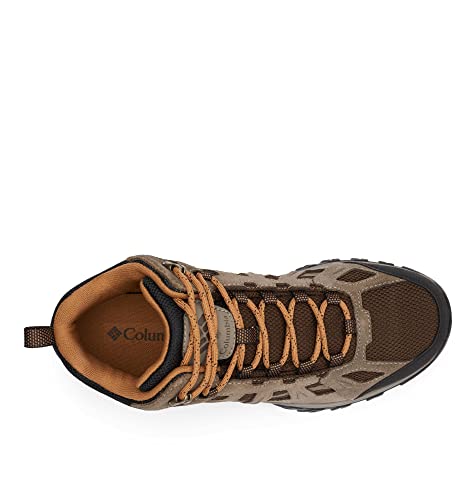 Columbia Men's Redmond III Mid Waterproof Hiking Shoe, Cordovan/Elk, 10.5