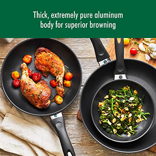 BALLARINI Parma Arezzo by HENCKELS 3-pc Nonstick Fry Pan Set, Made in Italy, Durable and Easy to clean, Set includes 8-inch, 10-inch and 12-inch fry pan