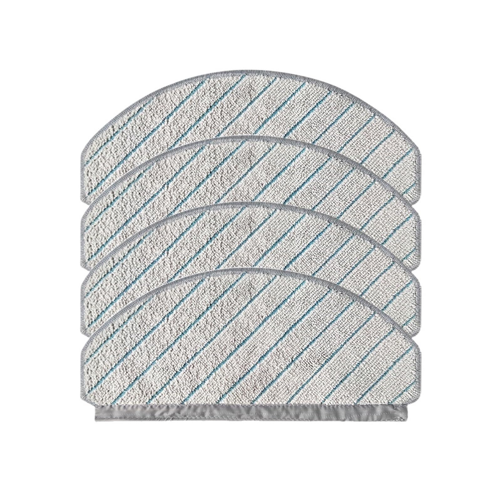 SteFik 4Pcs Vacuum Cleaner Mop Cleaning Cloth. Compatible for Ecovacs Deebot X1 Plus T10 Plus Washable Mopping Pads Accessories