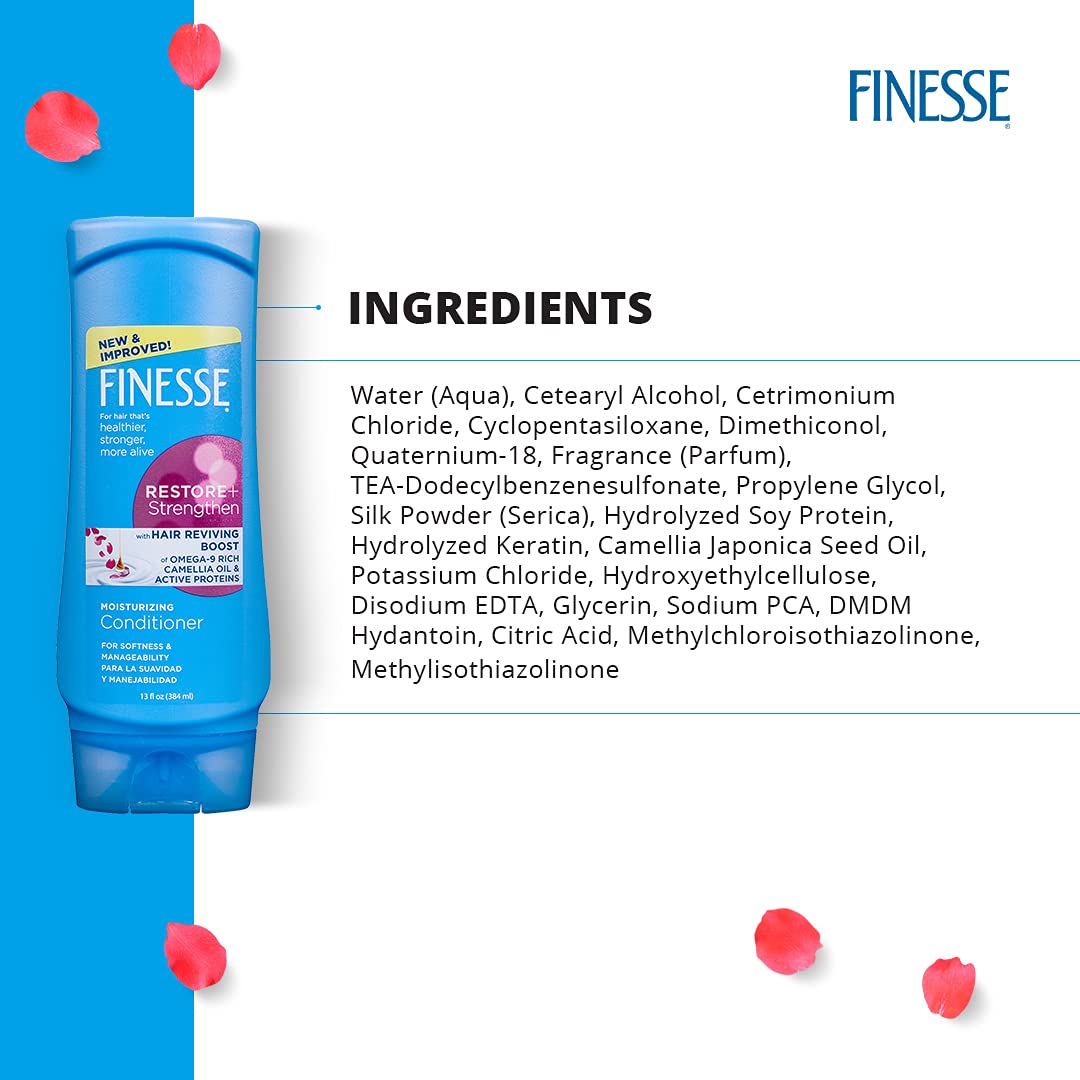 FINESSE Restore + Strengthen, Moisturizing Conditioner 13 oz