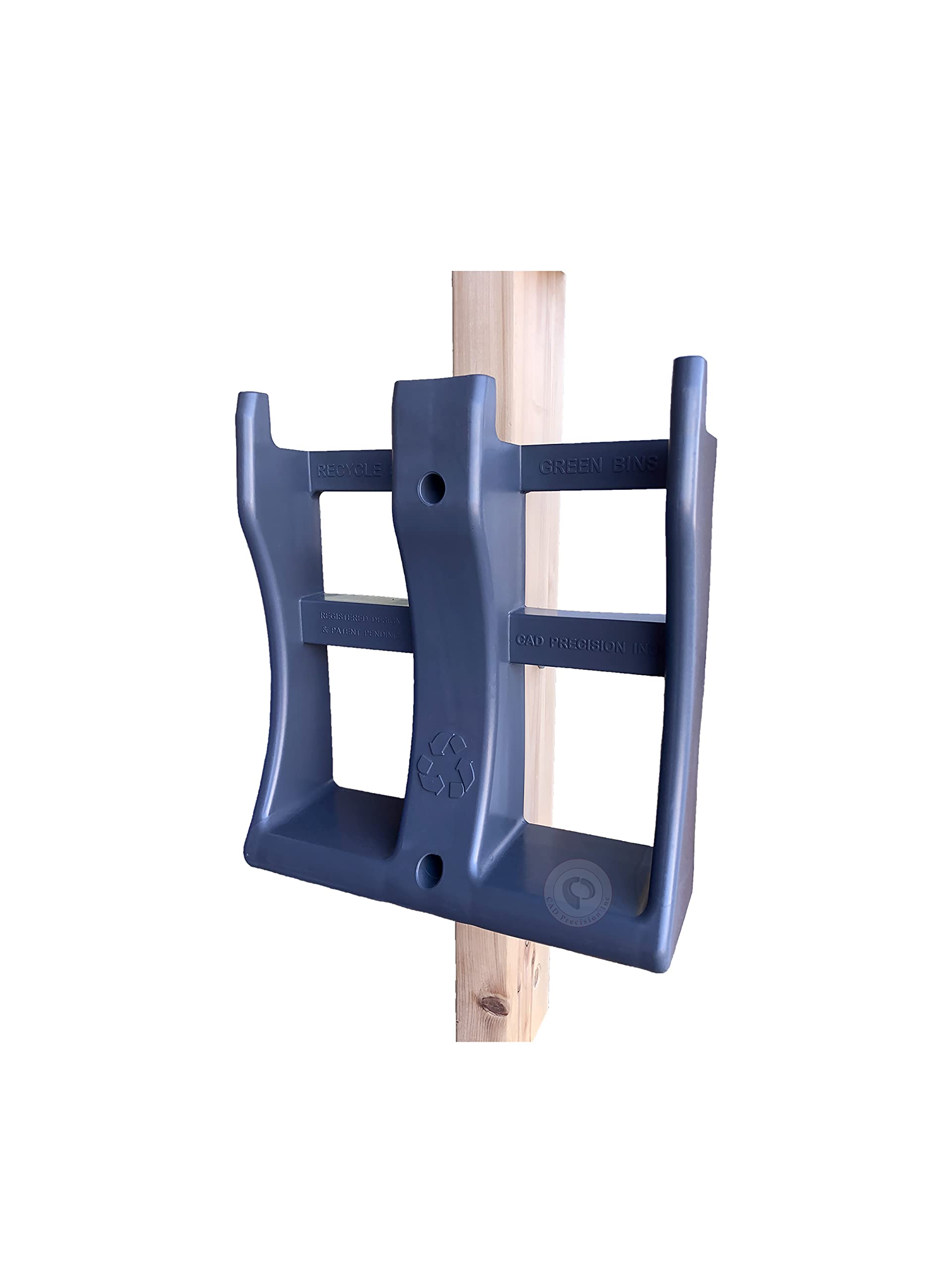 CAD Precision Inc. Recycle/Compost Bin Hanging Bracket, the EZ bin brac (for WIDE lip bins) - see details