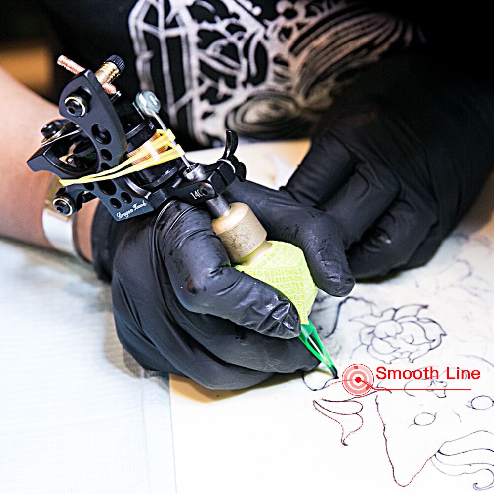 Dragonhawk Traditional Pro Complete Tattoo Kit - Two Machines Gun Easy Use Color Ink Power Supplies Disposable Needles Grips Great for Beginners & Starter Tattoo Aritsts 11-85