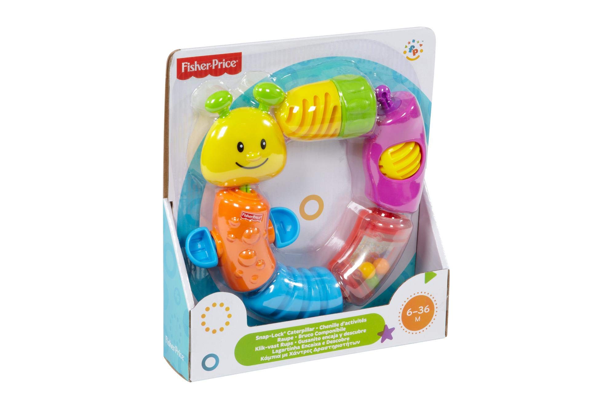 Fisher-Price Brilliant Basics Snap-Lock Caterpillar