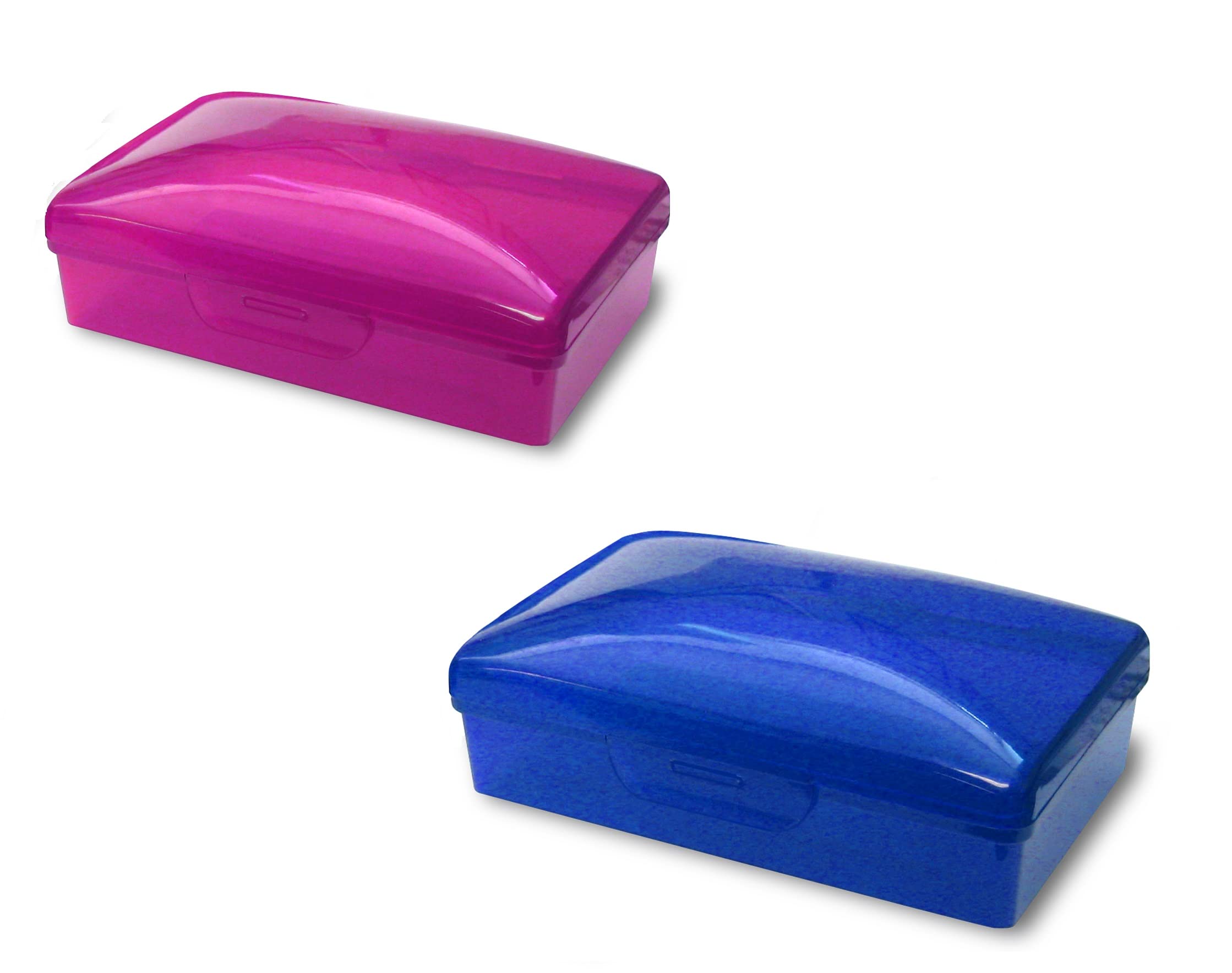 American Comb set of 4 matching soapboxes and toothbrush holders! Made in The USA