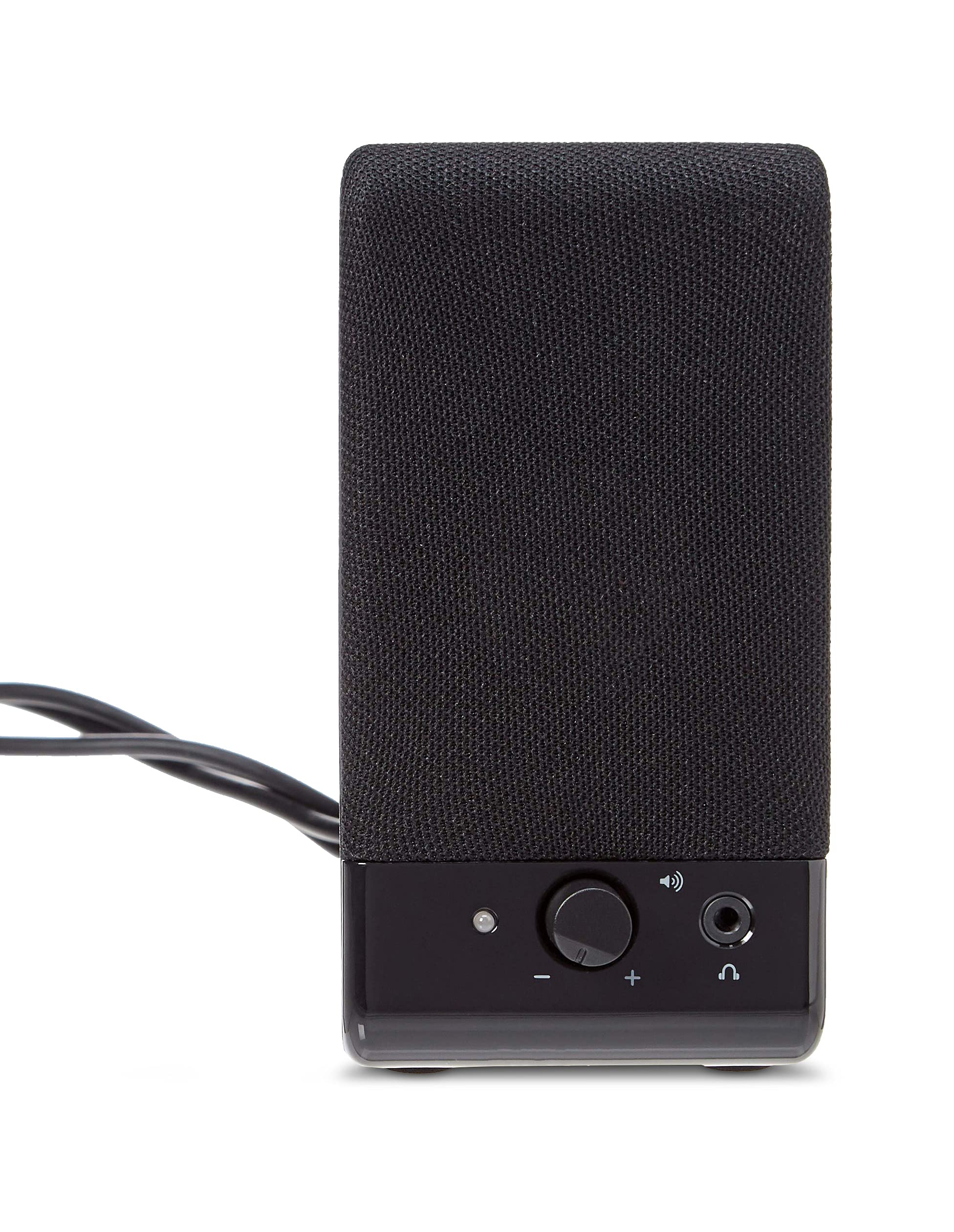 Amazon Basics Computer Speakers For Desktop or Laptop PC, USB-Powered (Renewed), Black