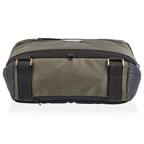 Amazon Basics 2-Way Camera Bag - 14 x 10 x 5 Inches, Green, Solid