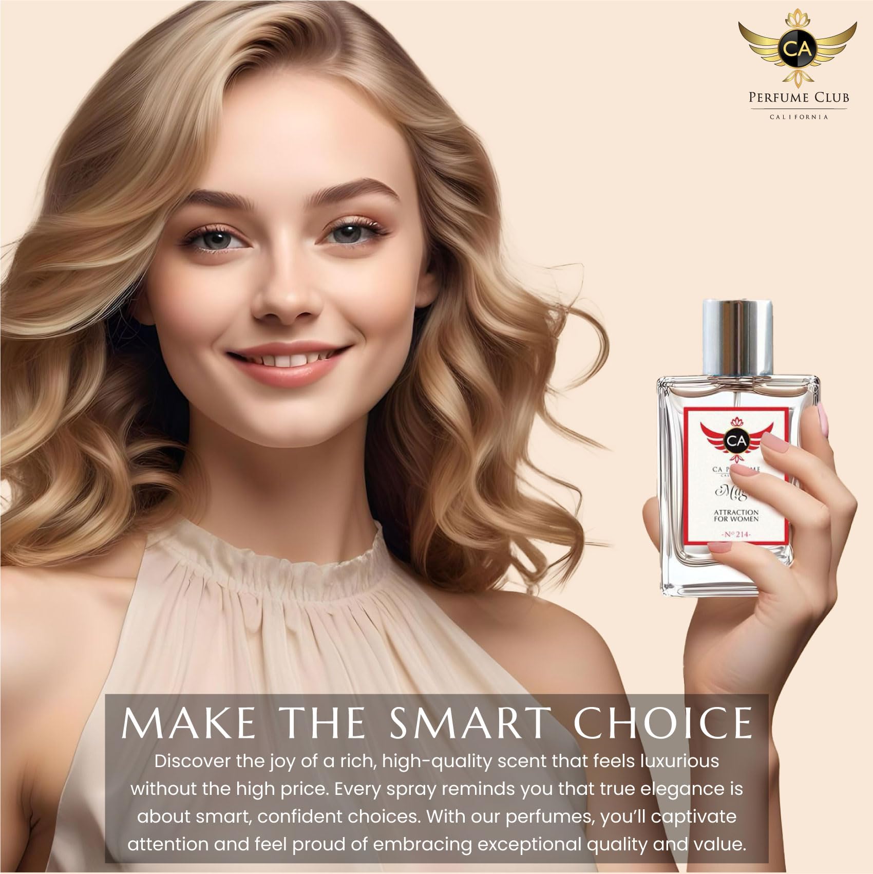 CA Perfume Impression of Mademoiselle For Women Fragrance Dupes Eau de Parfum Spray 1.7 Fl Oz/50ml-X1