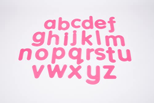 TickiT SiliShapes Trace Alphabet - Set of 26 - Transparent Silicone Letters With Traceable Broken Lines and Directional Arrows - Lowercase - Teach Letter Recognition and Formation