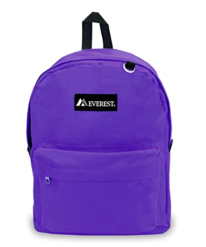 Everest Classic Backpack, Dark Purple, One Size