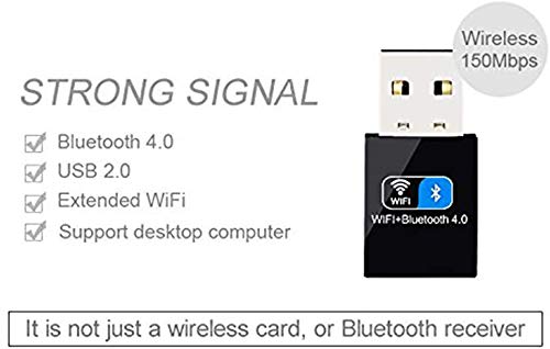 KuWFi WiFi+ Bluetooth 4.0 USB Wireless WiFi USB Adapter LAN Network LAN Card Portable Mini AP for Desktop Laptop