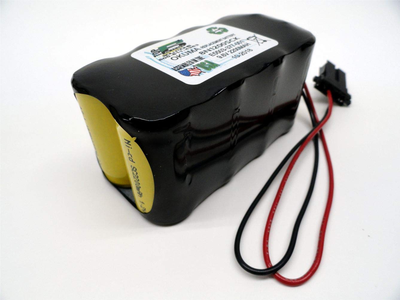 Okuma E5503-377-001,8N-1200SCK; 9.6V, 1200mAh Replacement Battery
