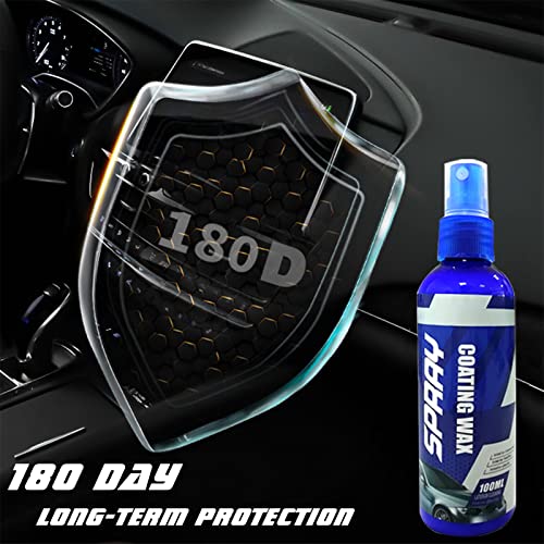 Car Plating Refurbishing Agent, Plastic Parts Refurbish Agent, Anti Scratch Hydrophobic Polish Nano Coating Agent Coating Long Lasting Professional Care Ceramic Coating Plastic Restorer (2)