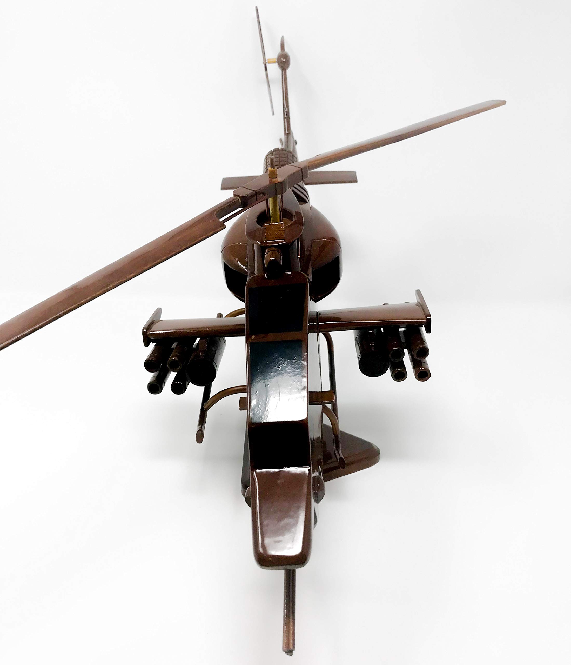 AH1 Cobra Helicopter Wood Model