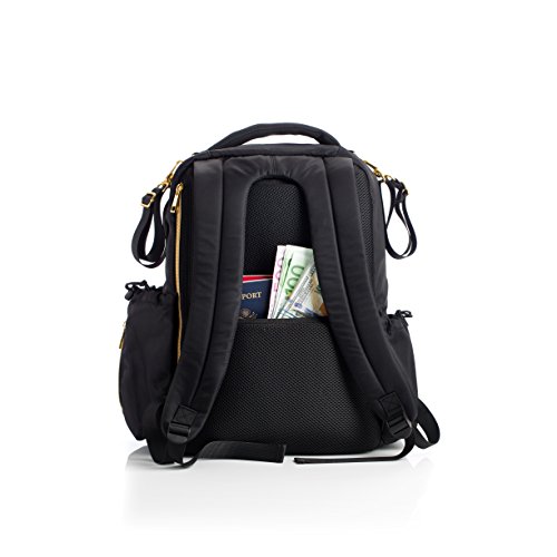 KYREEN Diaper Backpack Set Includes Backpack Straps, Baby Changing Pad, Small Organizing Pouches and a Bag Strap for Your Stroller - Thick Luggage Sleeve with Security Pouch for Travel