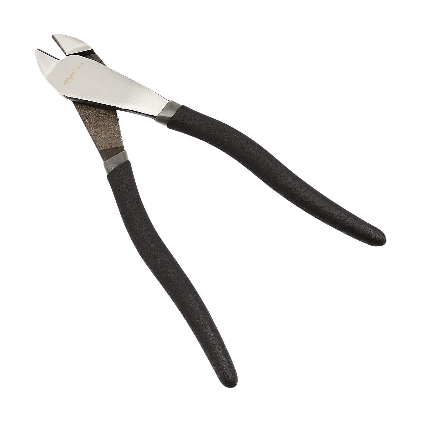 Amazon Basics Angled Head High Leverage Diagonal Cutters - 8-Inch, Chrome