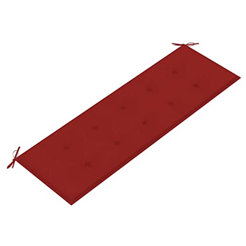 imasay Garden Bench Cushion Red 59.1"x19.7"x1.2"