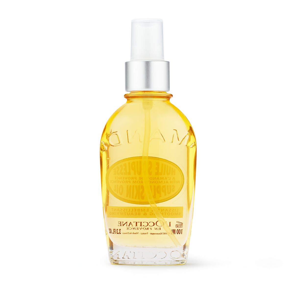 L'Occitane Almond Supple Skin Body Oil, 3.3 Fl Oz