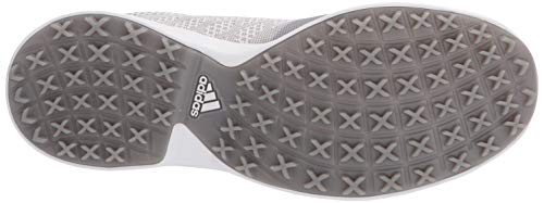adidas womens Fx4063 Golf Shoe, Ftwr White/Glory Grey/Silver Metallic, 9.5 US