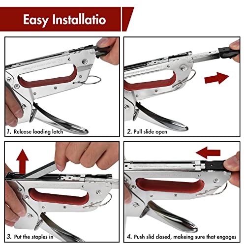 Arrow JT27 Light Duty Staple Gun Kit, Thin Wire Stapler with 2000 Pieces JT21 3/8" Staples, Lightweight Chromed-Steel Housing