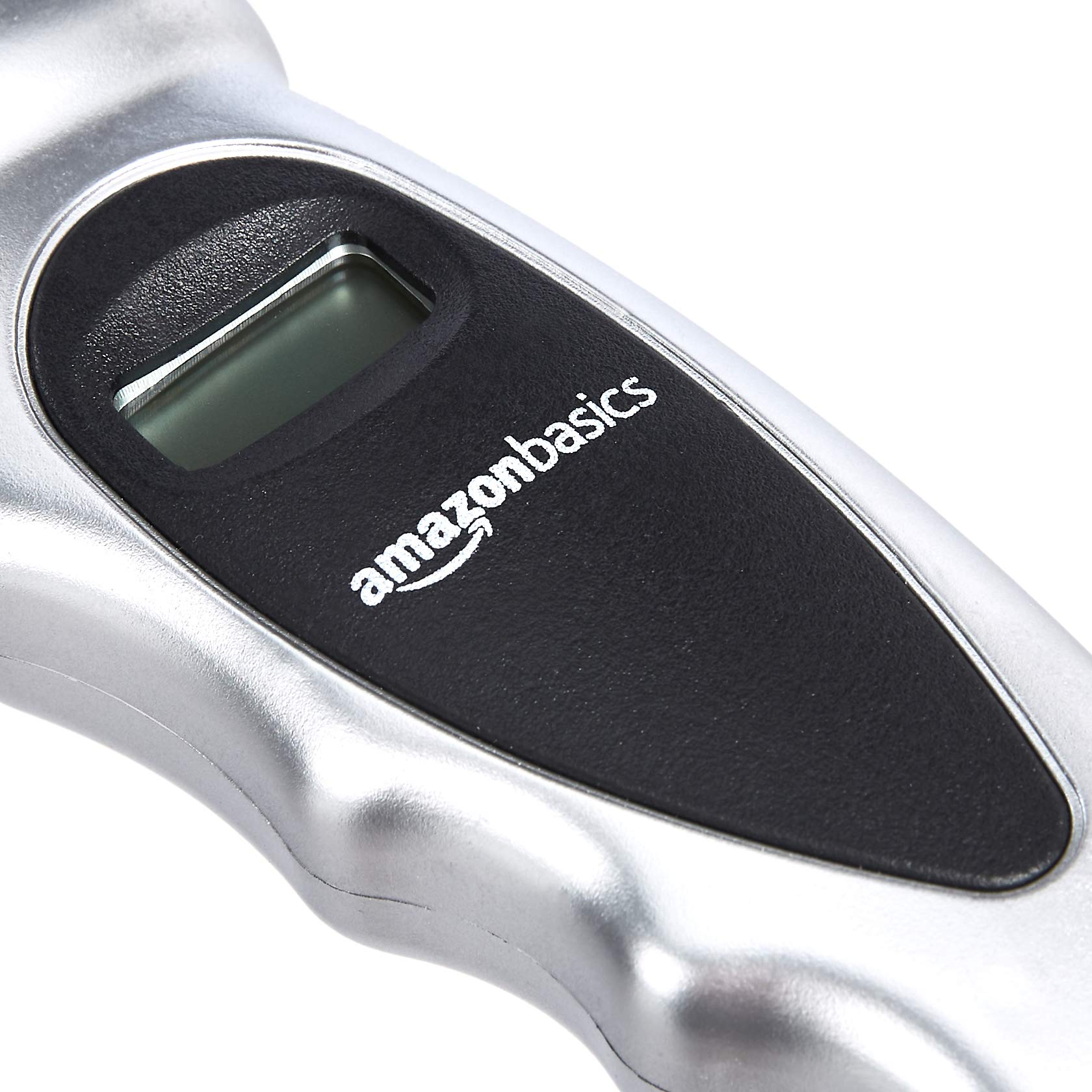 Amazon Basics Digital Tire Pressure Gauge - Silver, 3-Pack
