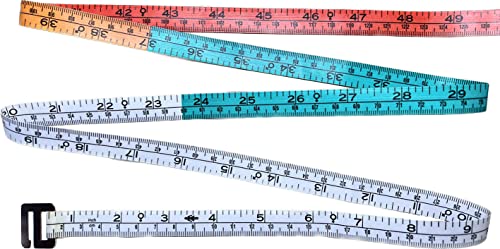 BMI Tape Measure, Measuring Tape for Body and Body Mass Index Color Calculator Retractable Measuring Tape 150cm/60inches for Body