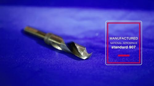 Drill America 33 Piece m35 Cobalt Reduced Shank Drill Bit Set in Wood Case (1/2" - 1" x 64ths), DWDCO Series