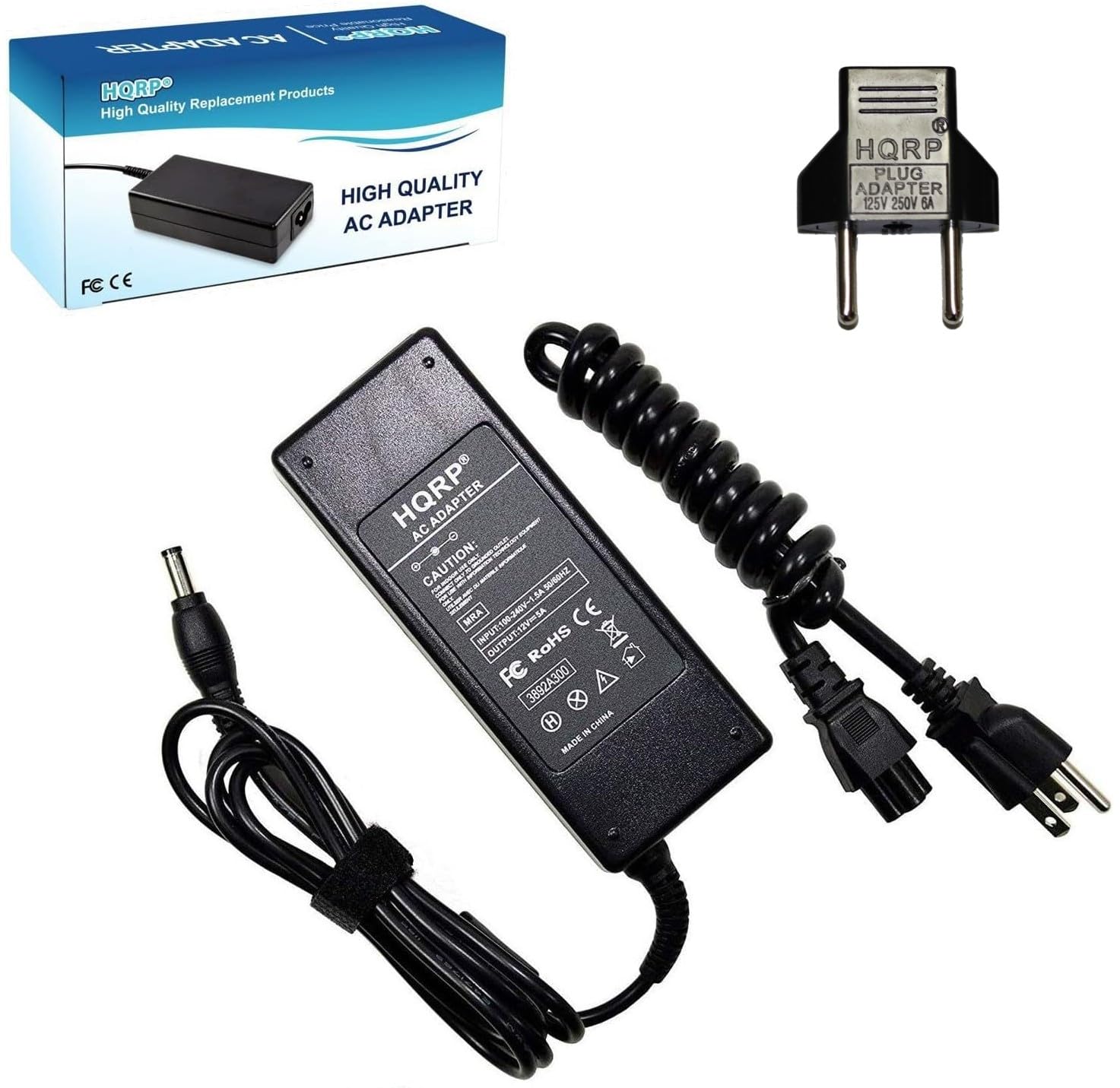 HQRP AC Adapter Compatible with Meade 07584 LS-6 LS-8 ETX-125 LXD-55 LXD-75 LX-90 LX-200GPS RCX-400 LX400 EXT-90 Astronomy Telescope Power Supply Cord Adaptor + Euro Plug Adapter
