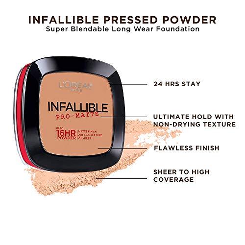 L'Oreal Paris Infallible Pro-Matte Powder, Sun Beige, 0.31 oz