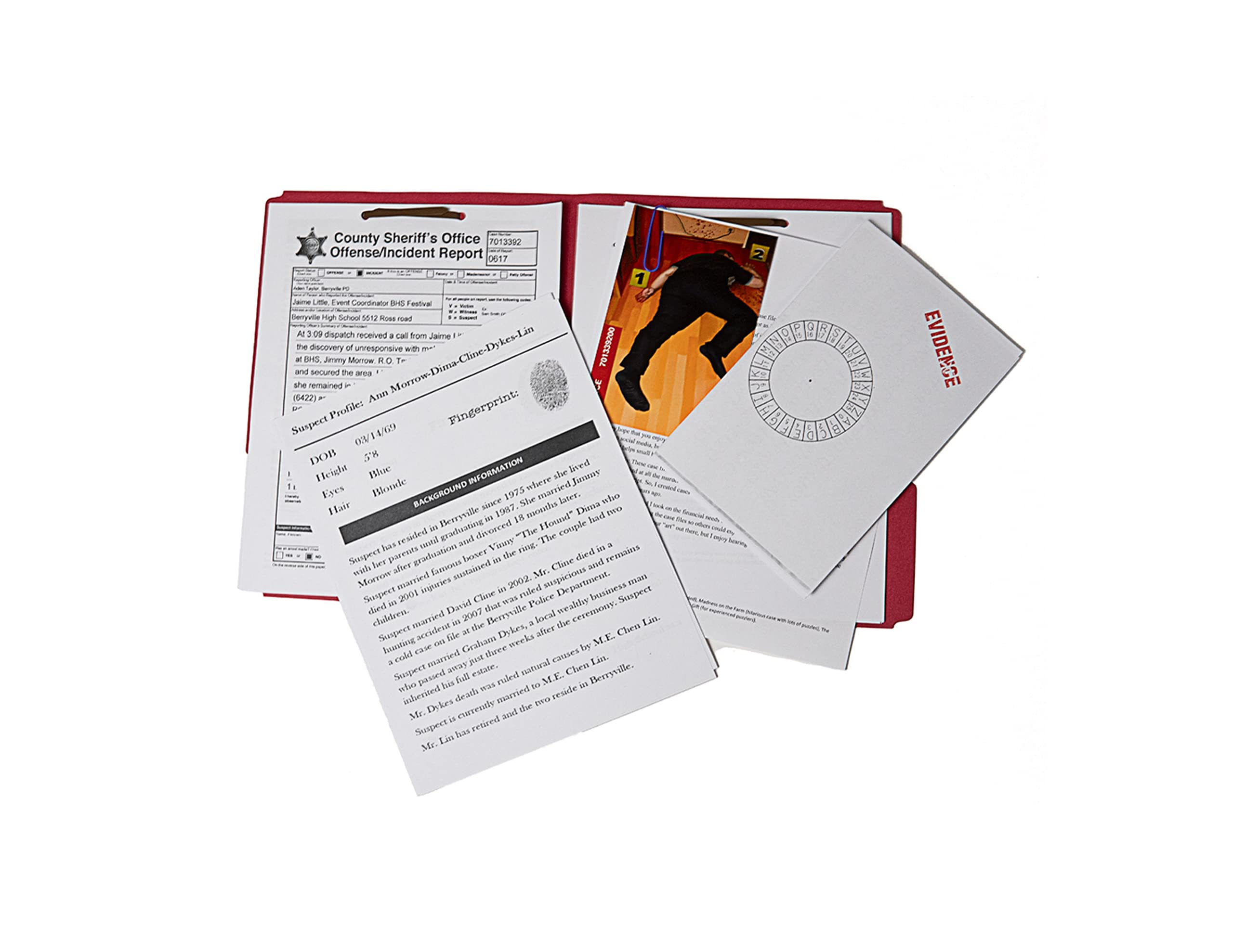 Conundrum Case Files: Murder Mystery Detective Game | Murder at The Festival | 1-4 Players