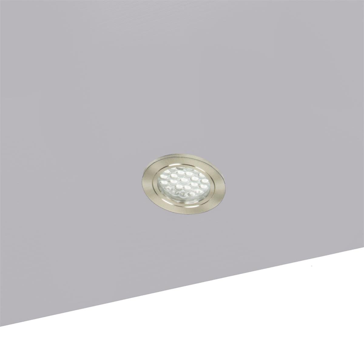 Displays2go 29"w x 72"h Glass Display Case, 5 Adjustable Shelves, Lights, Wheels - Silver (173CPLEDSL)