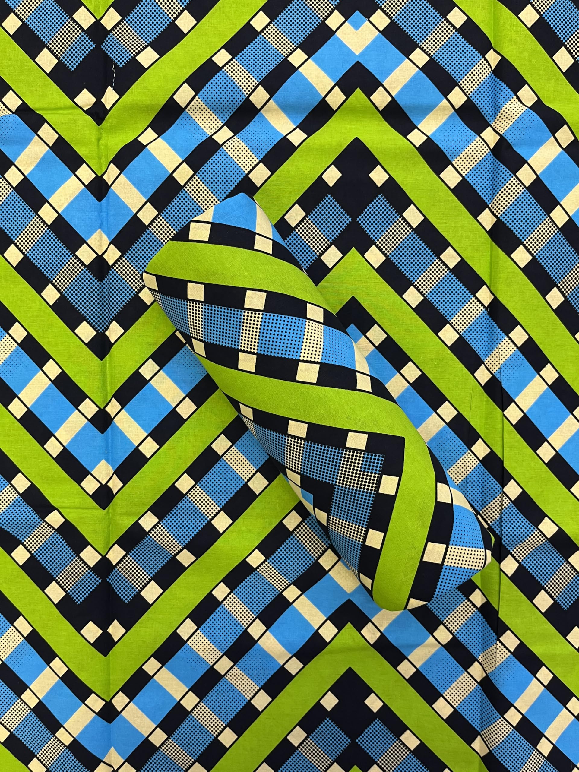 African Guaranteed Wax Block Prints Fabric/African Ankara Wrapper Fabric Wax Fabrics /-Sell by 6 Yards-100% Cotton-for Dresses- Turquoise, Apple-Green, Black, White, Blue