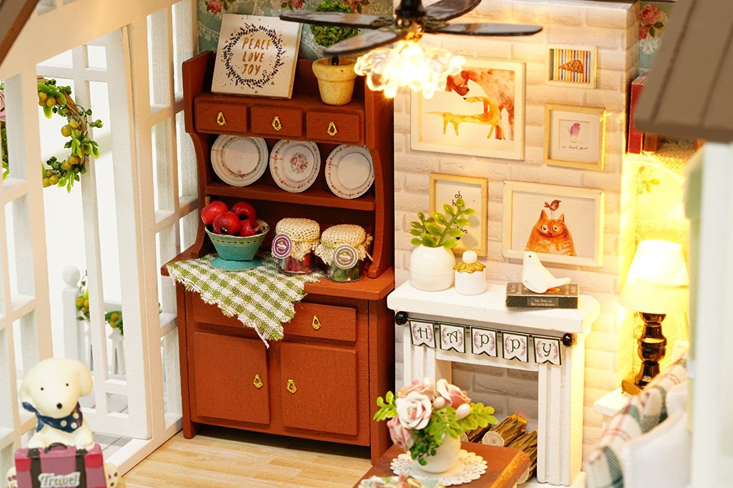DIY Miniature Dollhouse Kit with Music Box Rylai 3D Puzzle Challenge for Adult Kids Z008
