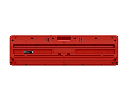 Casio Casiotone CT-S1 61-Key Portable Digital Keyboard - Red Bundle with Adjustable Stand, Bench, Headphones, Sustain Pedal, Instructional Book, Instructional DVD, and Austin Bazaar Polishing Cloth