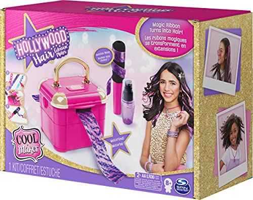 Cool Maker, Hollywood Hair Extension Maker for Girls with 6 Bonus Extensions (18 Total) and Accessories, Amazon Exclusive