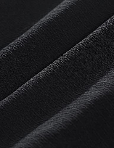 CRZ YOGA Men's Lightweight Short Sleeve T-Shirt Quick Dry Workout Running Athletic Tee Shirt Tops Black Large