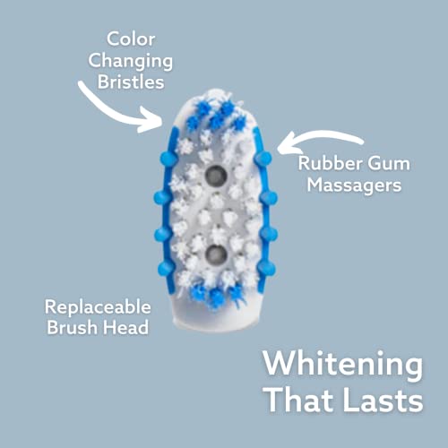 GO SMILE Sonic Pro Professional Blue Light Teeth Whitening System - Rechargeable Toothbrush, Dentist Recommended Luxury Enamel Whitening Toothpaste & Stain Removing Gel - No Tooth Sensitivity, White