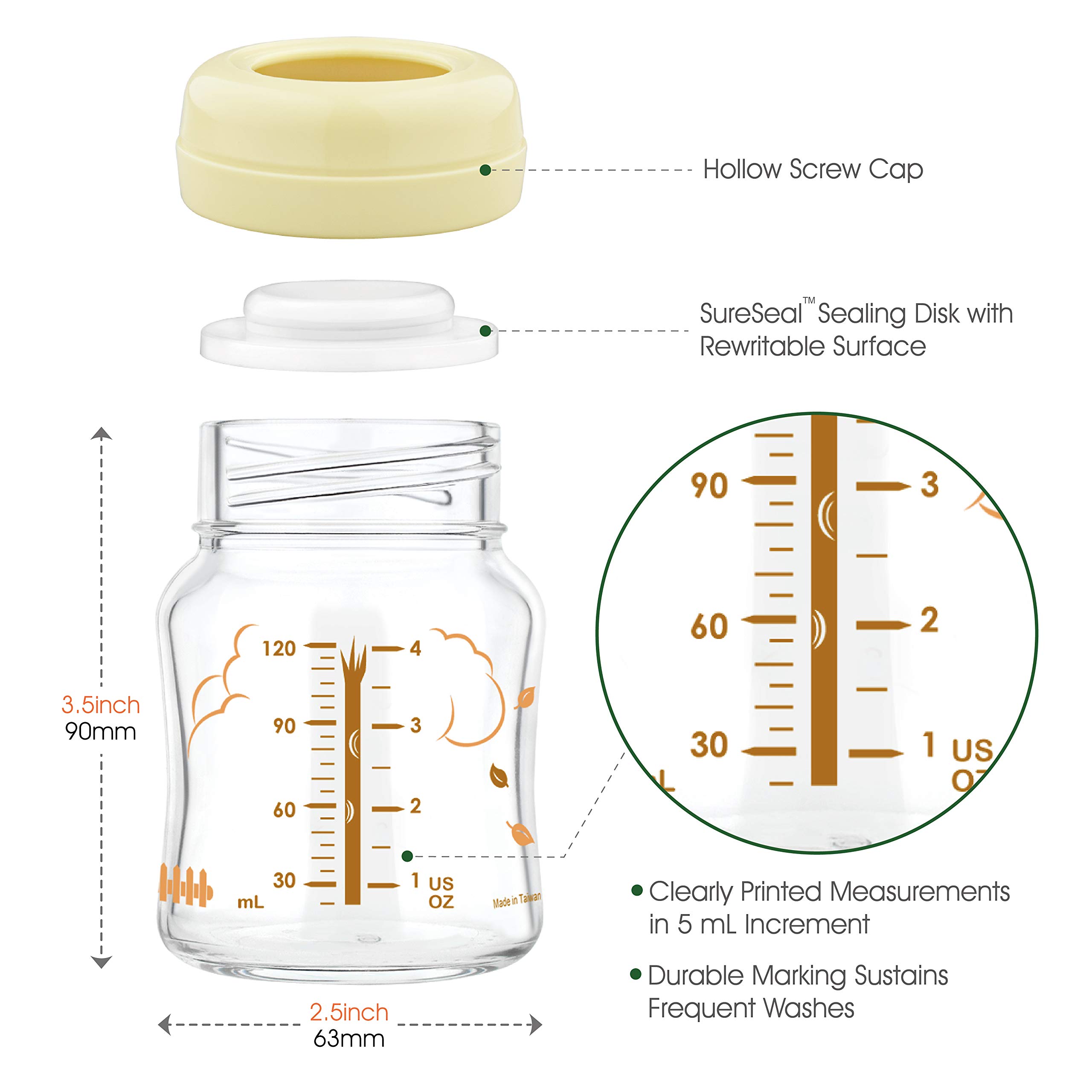 Maymom Storage Bottle